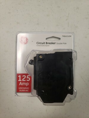 1 NEW GE THQL21125 125 Amp Double Pole Circuit Breaker THQL21125P ...