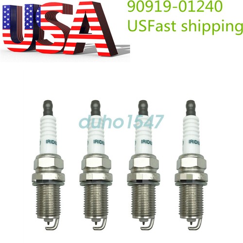 4PCS Spark Plug OEM 90919-01240 3324 SK16R11 Iridium For Denso Corolla ...
