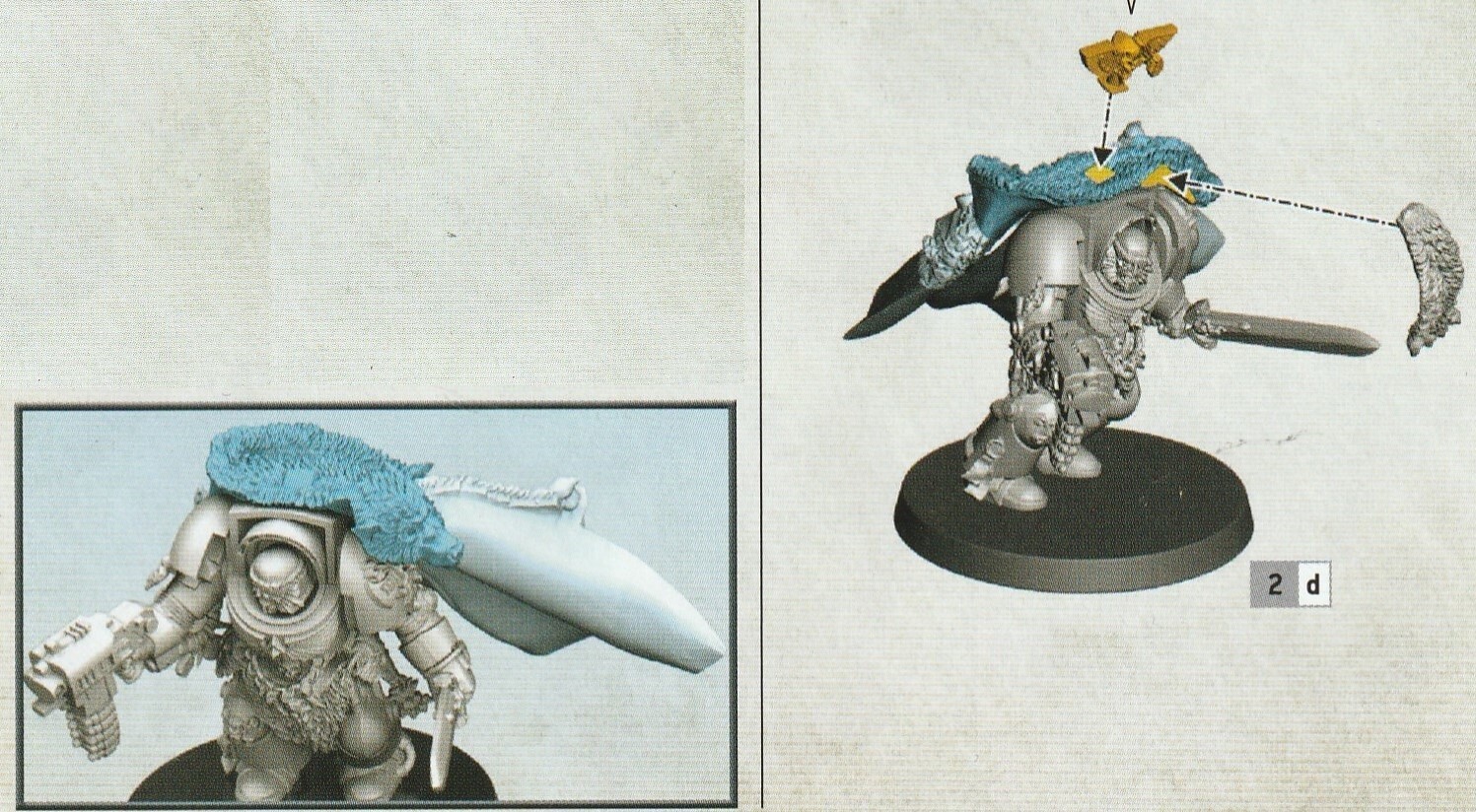 Wolf Guard Terminator Pack Leader Space Wolves Warhammer 40k - NoS (x1) | eBay