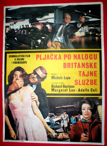 MASTER STROKE 1967 RICHARD HARRISON MARGARET LEE MICHELE LUPO EXYU MOVIE POSTER | eBay