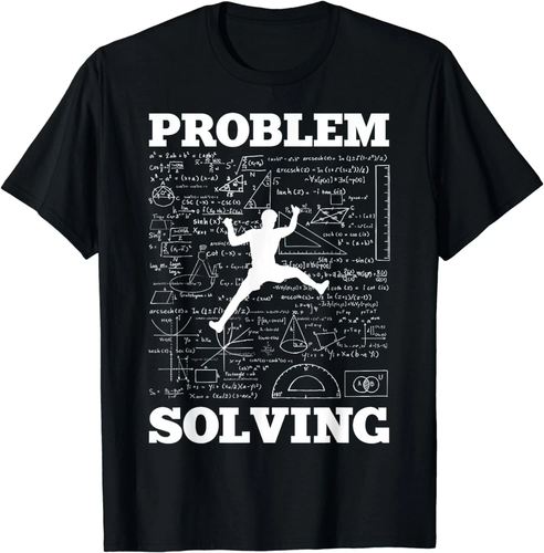 Problem Solving Climber Shirt – Funny Rock Climbing Bouldering Gift ...