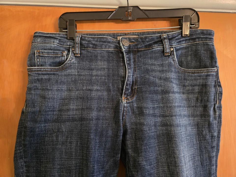 Kut From The Kloth Lauren Crop Straight Leg Jeans- Size 12- NEW WITHOUT ...