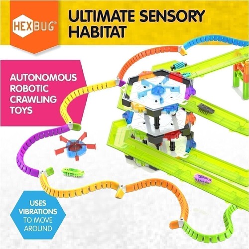 HEXBUG Nanotopia, Sensory Toys for Kids & Cats with Over 130 Pieces & 7 ...