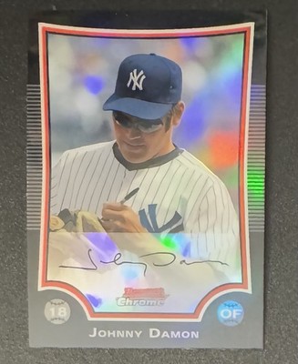 Johnny Damon 2009 Bowman Chrome Refractor #32 - New York Yankees | eBay