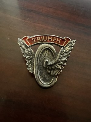 Triumph Pin Motorcycle Wings Vest Hat Shirt Badge Emblem Tank Jacket ...