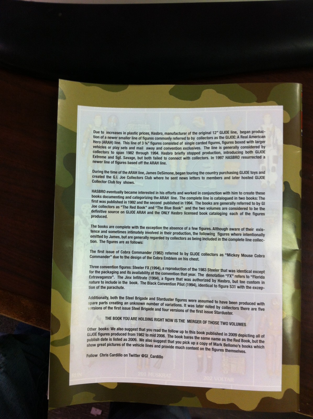 GIJOE Book Identification Guide DeSimone/Cardillo Collector Complete | eBay