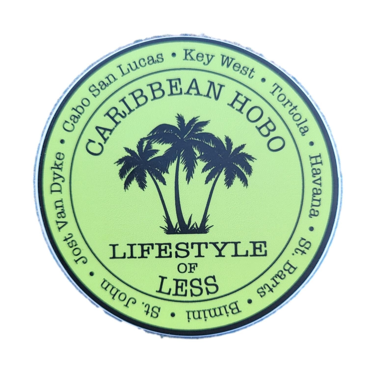 3" Caribbean Hobo Sticker decal Key West Havana island Florida ...