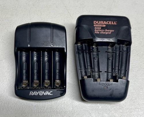 Duracell & Ray-O-Vac NiMH Rechargeable Wall Plug Battery Chargers For ...