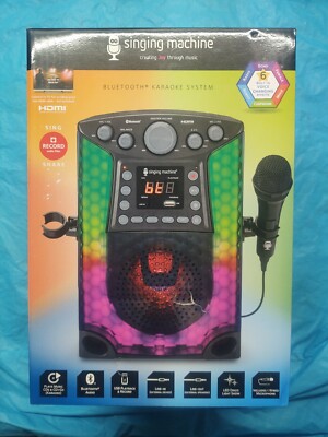 The Singing Machine Bluetooth CD+G Karaoke System, black or white you ...