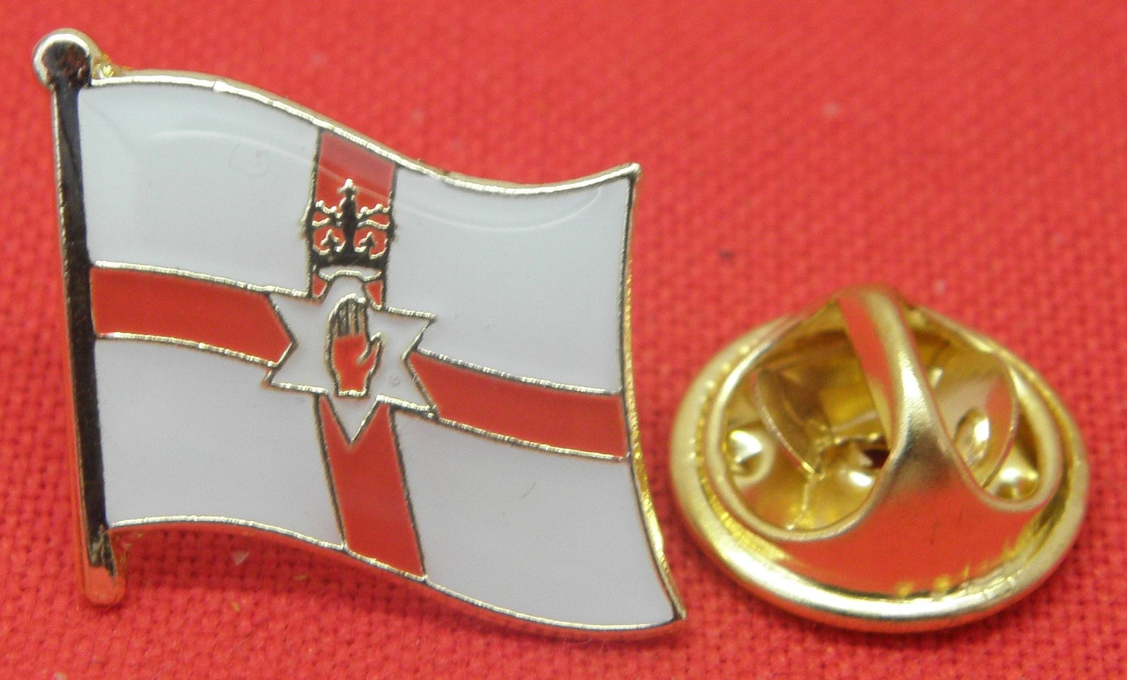 Northern Ireland Flag Pin Badge NI Brooch Red Hand of Ulster | eBay