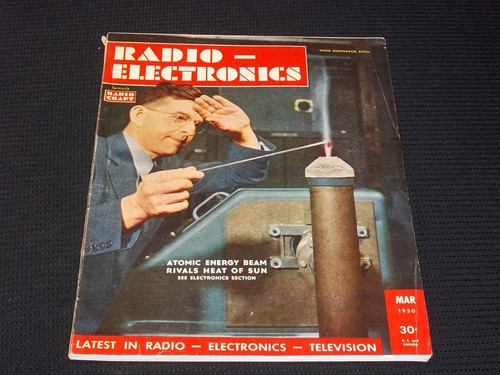 1950 MARCH RADIO-ELECTRONICS MAGAZINE NICE COVERS & INSIDE CONTENT - E ...