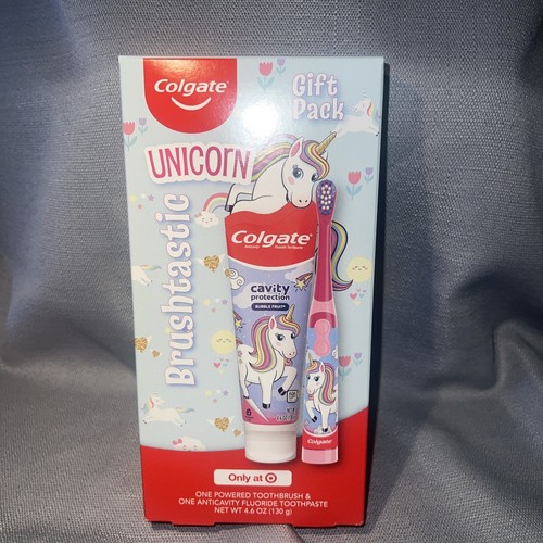 Colgate Unicorn Brushtastic Gift Pack. Electric Toothbrush & Toothpaste ...