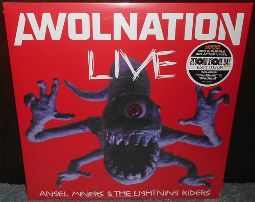Awolnation Live Angel Miners & The Lightning Riders Red Purple Vinyl LP ...