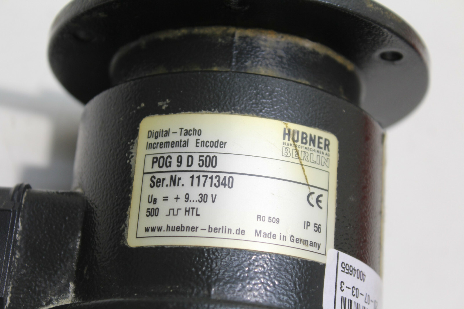 Hubner POG 9 D 500 Encoder | eBay