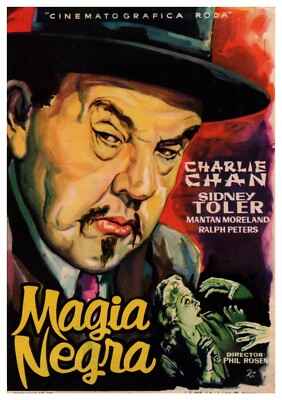 1960 Black Magic (Magia Negra) Charlie Chan Sidney Original Movie Print ...