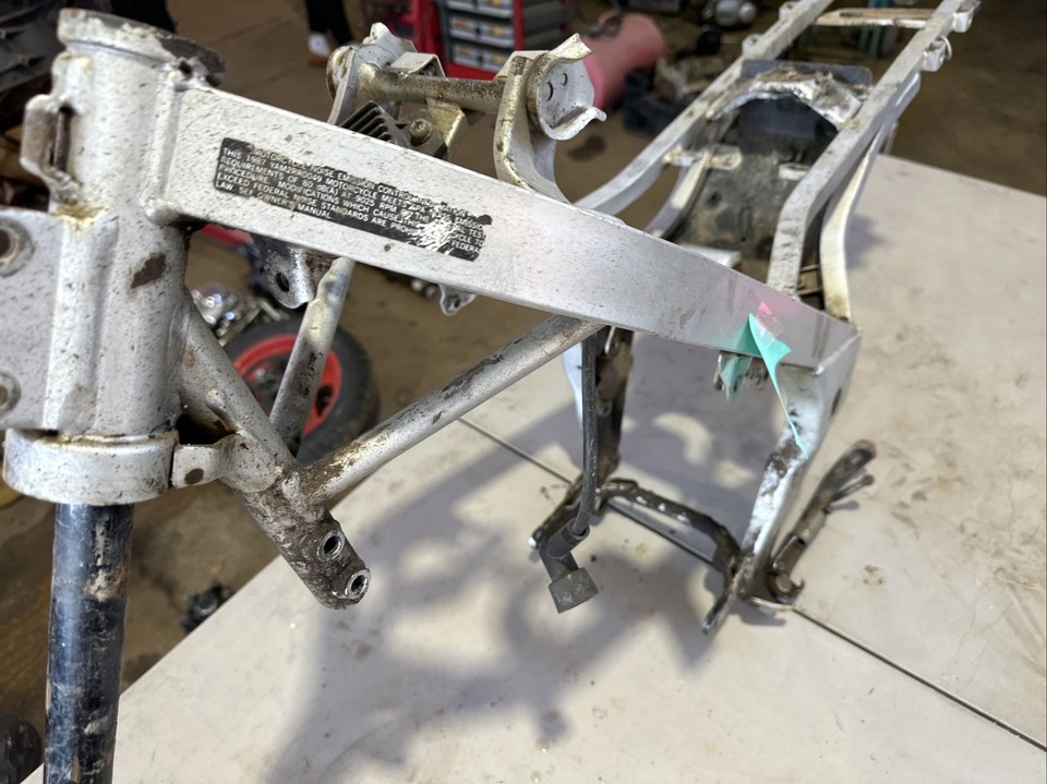 Yamaha Ysr50 Ysr 50 Frame Part Out Kick Stand Coil 1987 PART OUT used ...