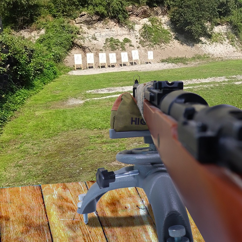 Shooting Rest Front Rest Gun Rifle Rest - Height Adjustment -With Front ...