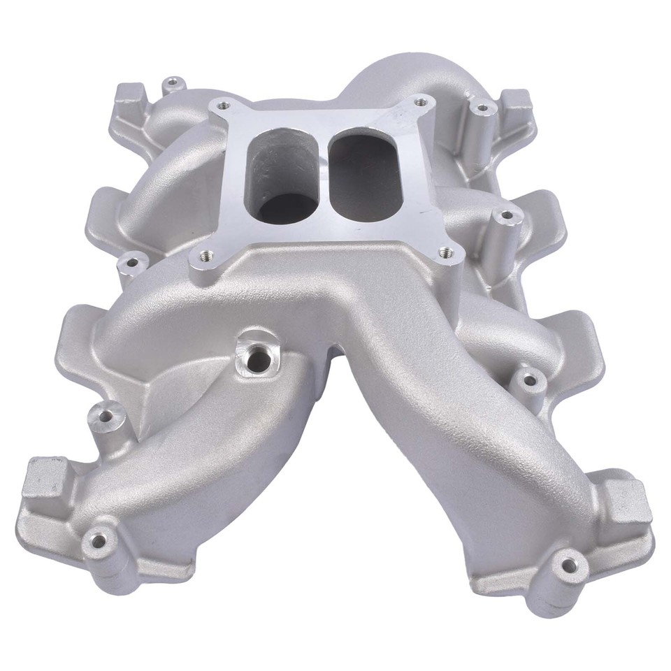300-130 Dual Plane Carbureted Intake Manifold for GM LS1/LS2/LS6 Satin ...