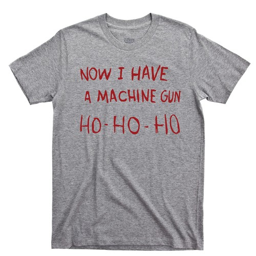 Now I Have A Machine Gun T Shirt Die Hard Ho Bruce Willis John McClane ...