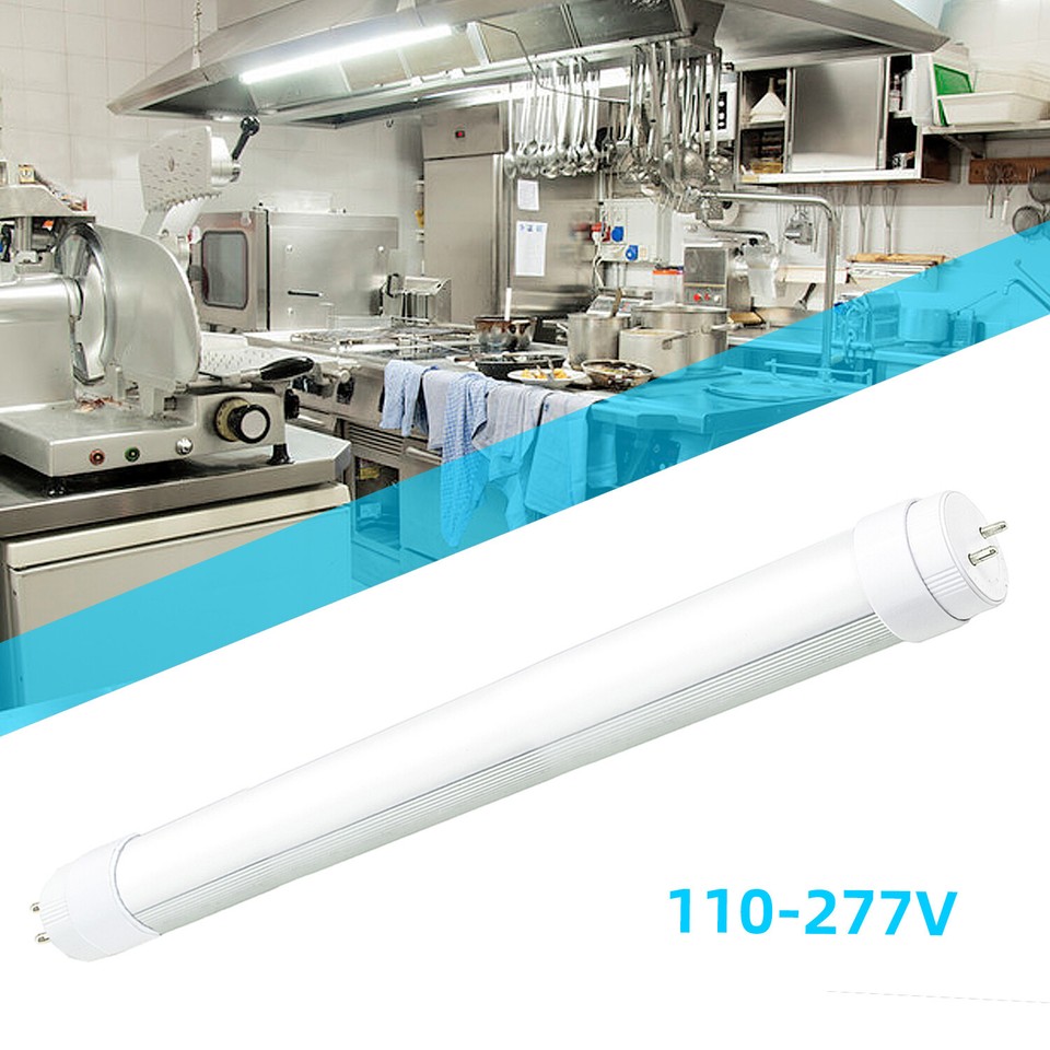 F15T8 LED Tube Light,120V AC/12V DC,18'' 7W Tube Light Bulb,5500K ...