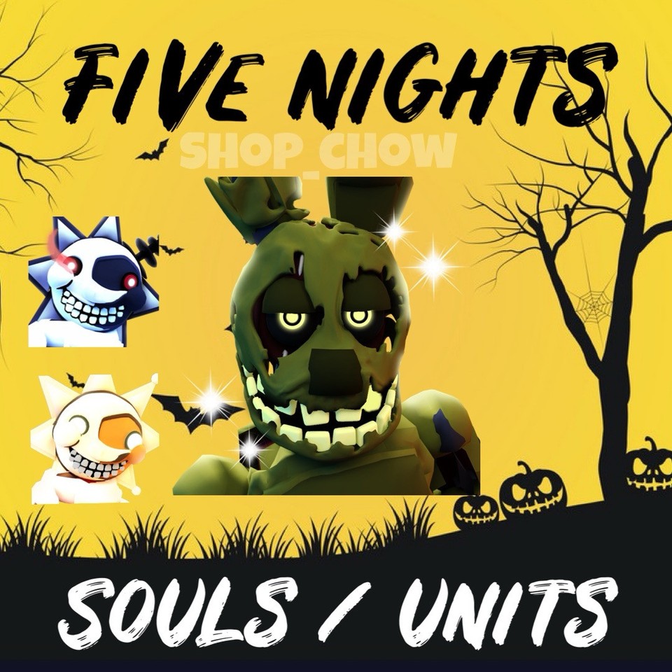 Roblox FIVE NIGHTS TD | TOWER DEFENSE | ITEMS AND SOULS FNTD 🔥 | eBay