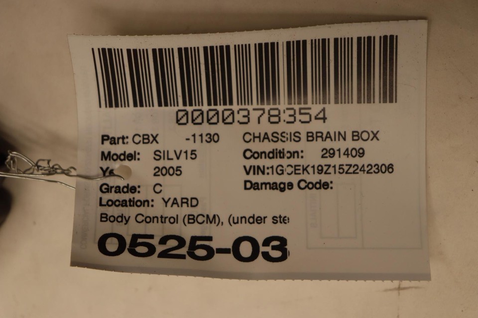 2003-2007 CHEVY SILVERADO 1500 BCM BODY COMPUTER CONTROL MODULE OEM | eBay