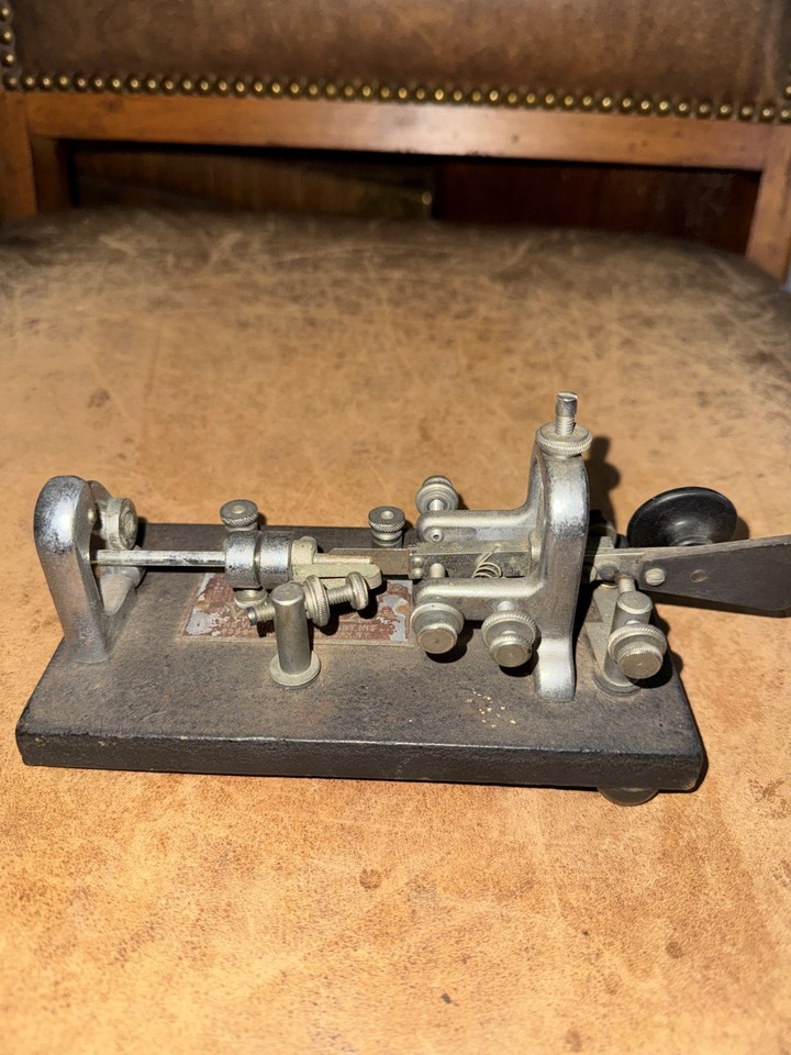 Vibroplex Bug Morse code Key Telegraph Ham Radio shortwave Vintage ...