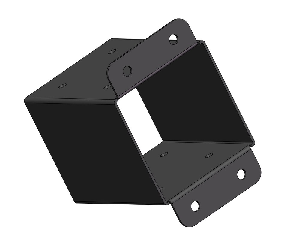 2/4/8/10Pcs 4x4 6x6 8x8 Post Base Kit Heavy Duty for Deck Fence Mailbox ...