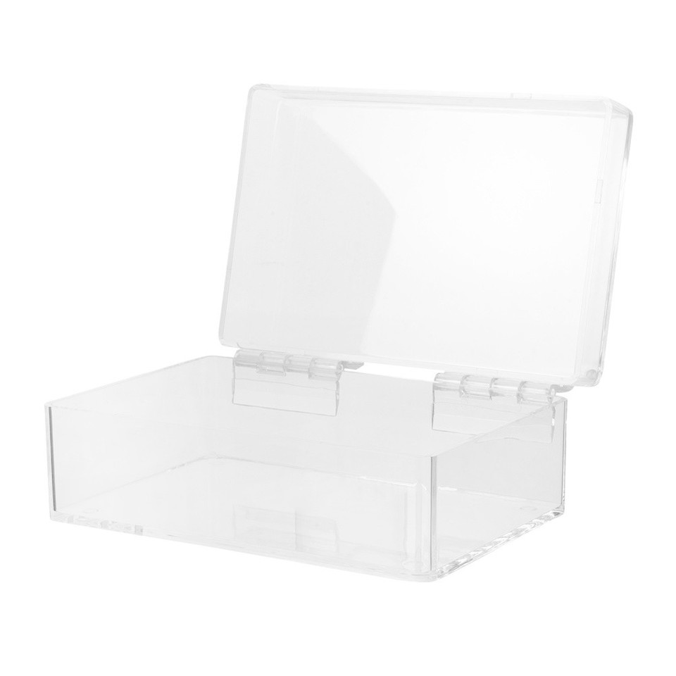 Craft Storage Box Chocolate Case Clear Acrylic Jewelry Container | eBay ...