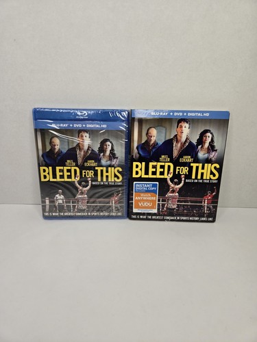 Bleed For This (Blu-ray/DVD, 2016) 2 Disc Set NEW SEALED W/ Slipcover ...