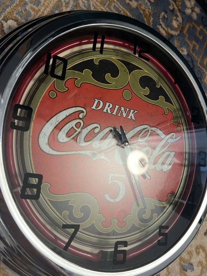 17” Drink Coca-Cola 5 Cent Coke Sign Neon Light Retro Vintage Style ...