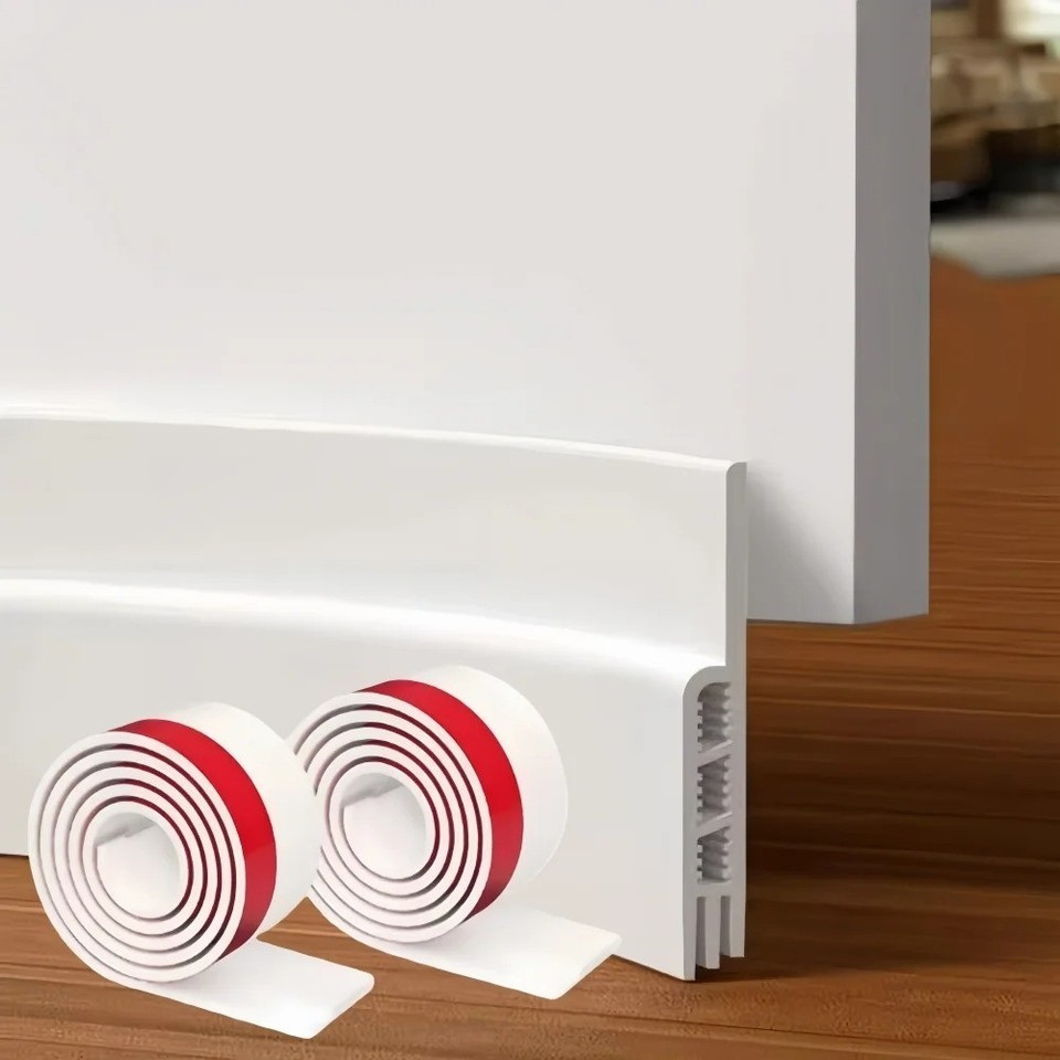 Self-Adhesive Door Draft 1M Door Bottom Weather Strip Door Sweep Insect ...