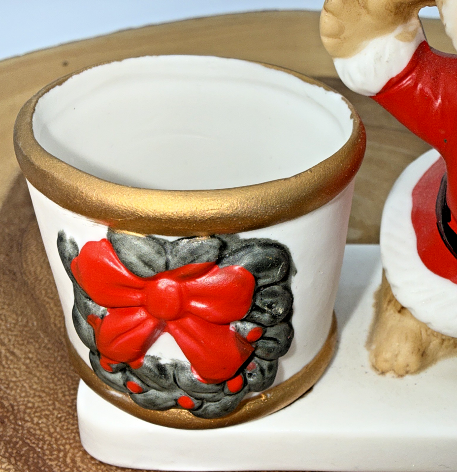 Vintage Christmas Mouse Candle Holder HOMCO Made in Taiwan 4.5”x4” | eBay