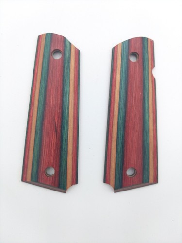 Multi Color Laminate Wood 1911 Grips 01-1379-24 | eBay