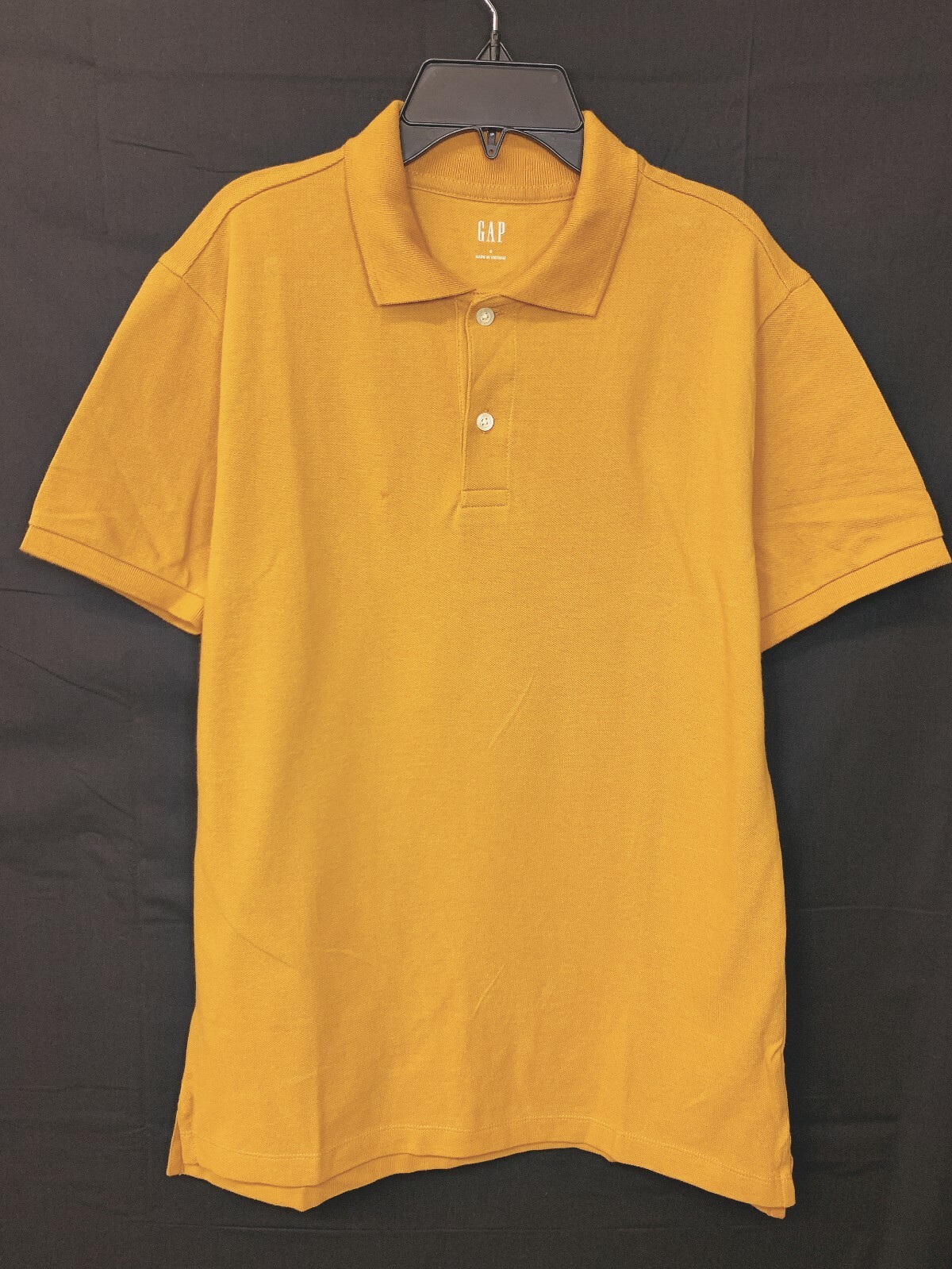 Gap Men's SLD Pique Cotton mesh Polo Shirt - Copper Brown / Marble - S ...