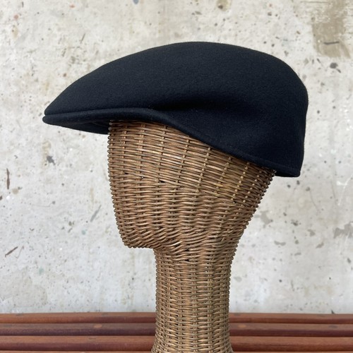 Scala Black Felt Cuffley Flat Cap Size XXL | eBay