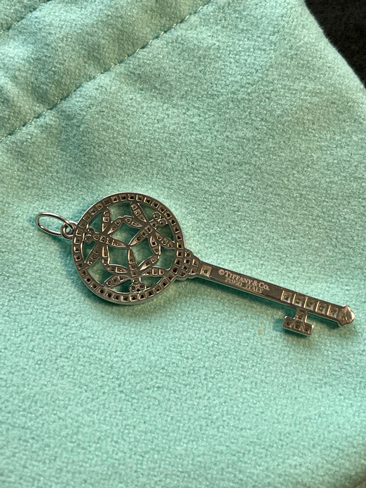 Tiffany & Co. Platinum and Diamond Dragonfly Key Pendant | eBay