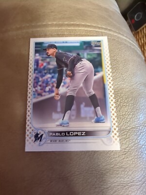 2022 Topps Walmart Gold Star Parallel Pablo Lopez Miami Marlins 644 | eBay