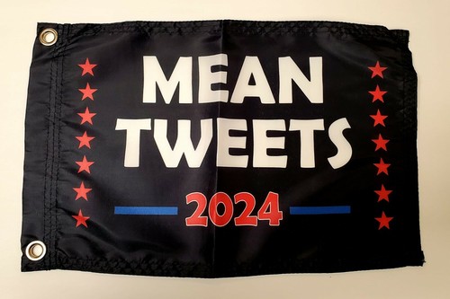 SALE! DuneRats Trump Mean Tweets 2024 ATV UTV MC Safety Whip Flag with ...