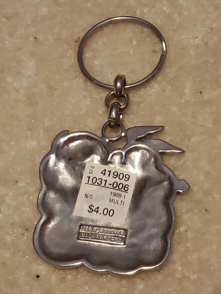 Vintage Road Runner Wile E Coyote enamel keychain | eBay