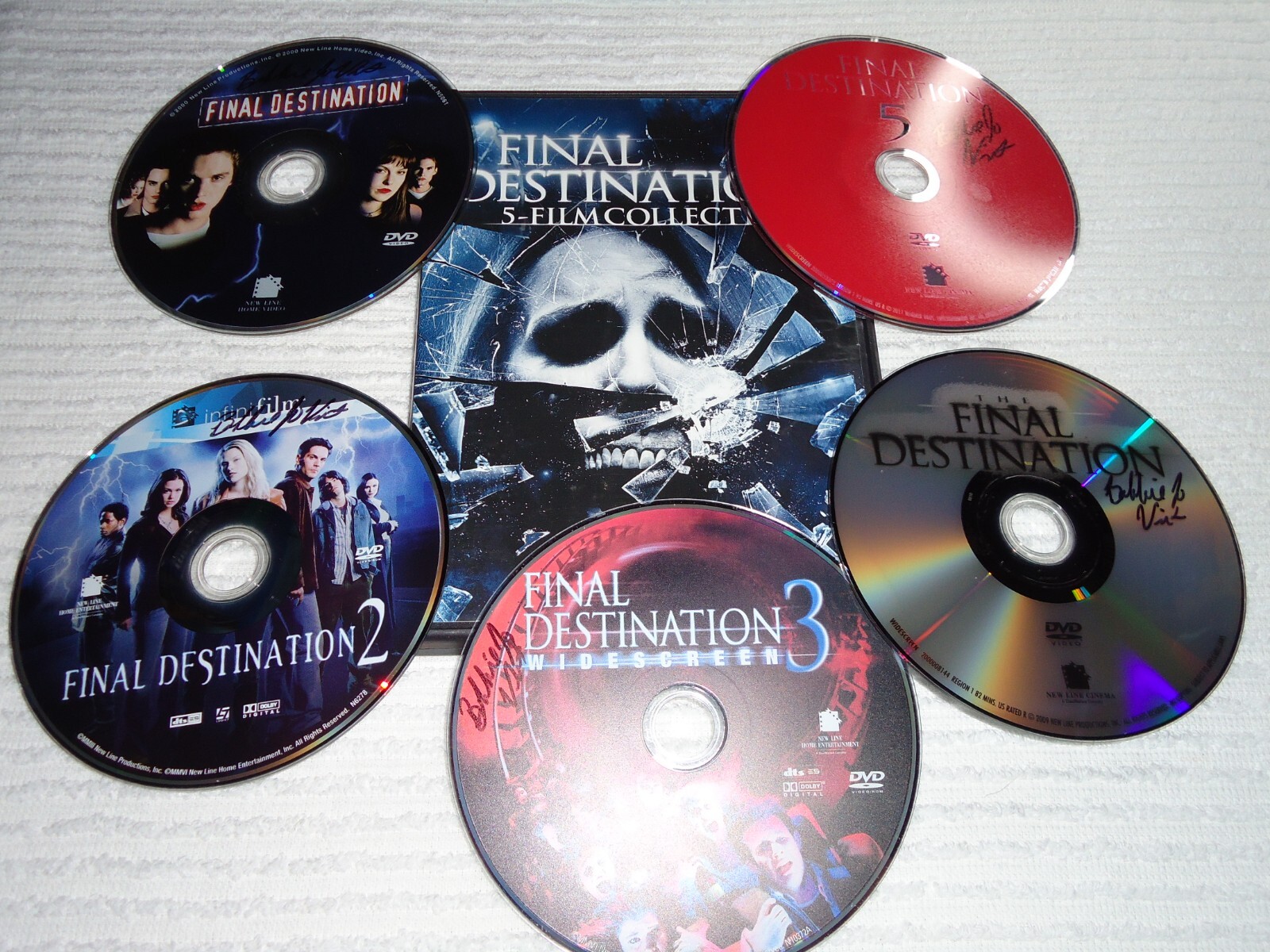 Final Destination 5-Film Collection 1 2 3 4 5 (DVD, 5-Disc Widescreen ...
