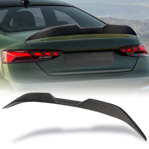 Real Carbon Fiber Spoiler For 2018-2024 Audi A5 S5 RS5 Rear Spoiler ...