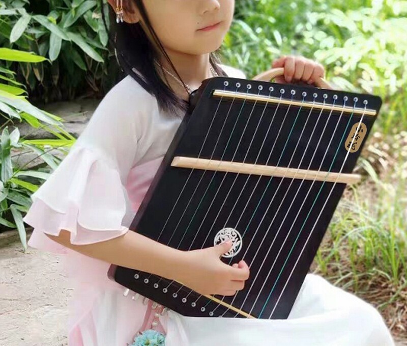 Chinese Guzheng 14 String Instrument Starter Practice Finger Musical ...