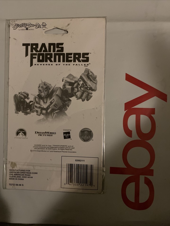 Brand: Stickety-Doo-Da Transformers Foil Scrapbook Stickers ...