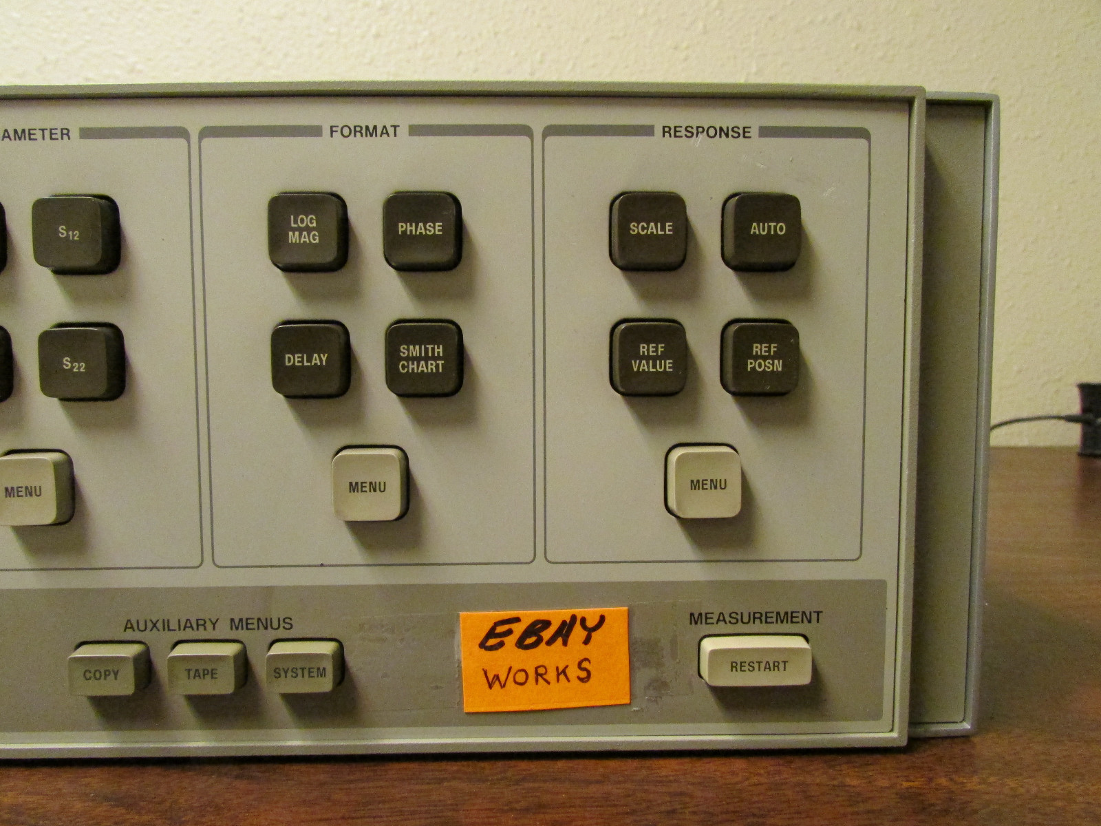 HP Agilent 8510A 85102A Network Analyzer IF/Detector Section Tested ...