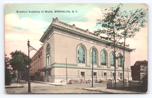 Brooklyn Academy of Music Peter Jay Sharp Building NY c1910 Postcard | eBay