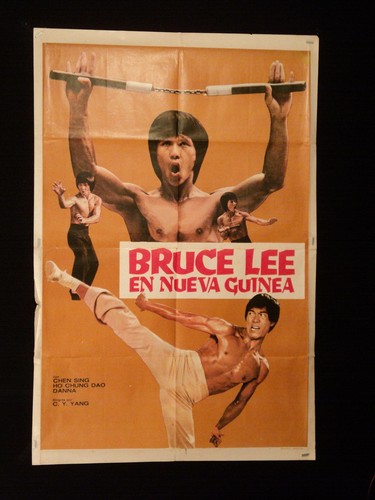 BRUCE LI IN NEW GUINEA (1978) * ARGENTINE 1sh MOVIE POSTER (She nu yu ...
