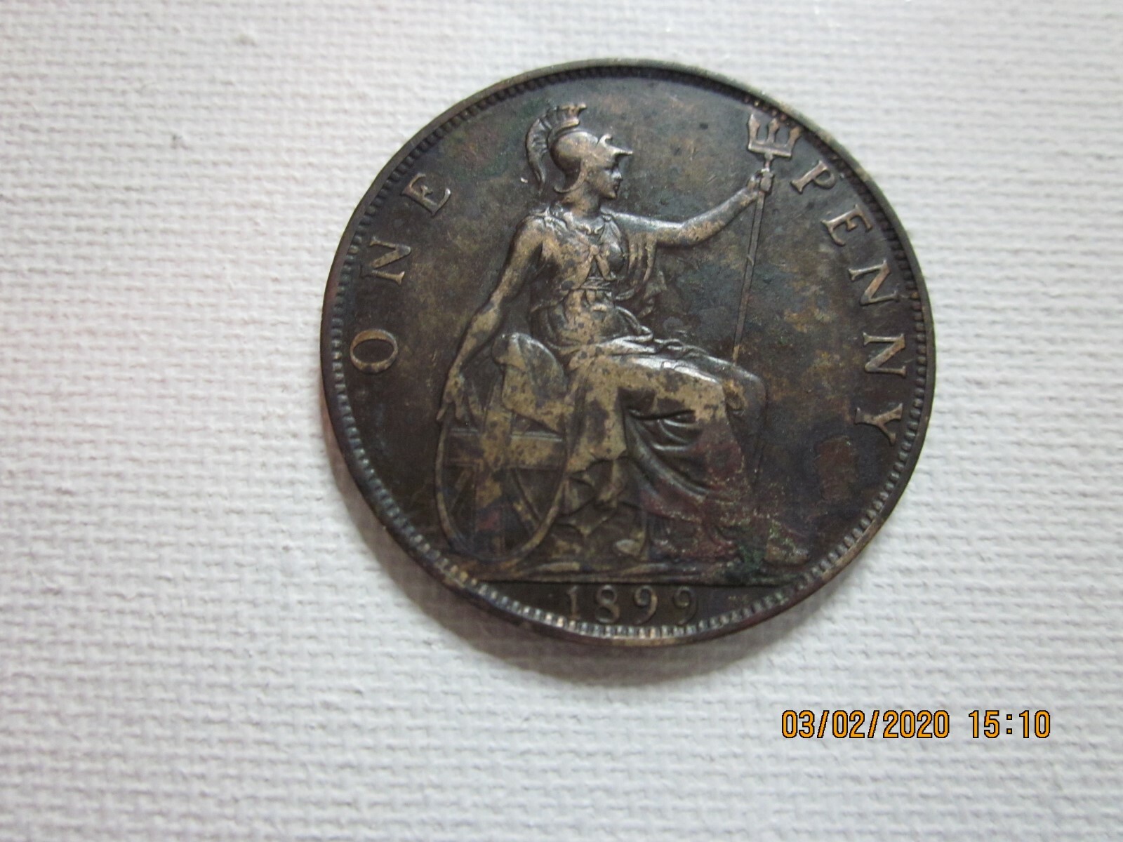 1899 Queen Victoria British One Penny!! In Good Shape!! | eBay