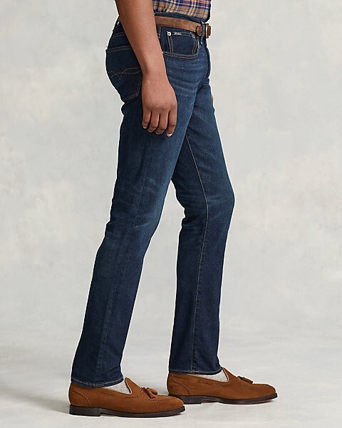 Polo Ralph Lauren Varick Slim Straight Jean Blue Dark Wash Size 32 x 32 ...