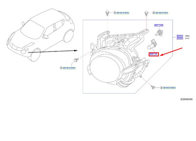 Ampoule de phare avant NISSAN JUKE F15 2629689917 NEUF ORIGINE | eBay